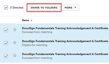 Add your Template to a Shared Folder | DocuSign @ SF State